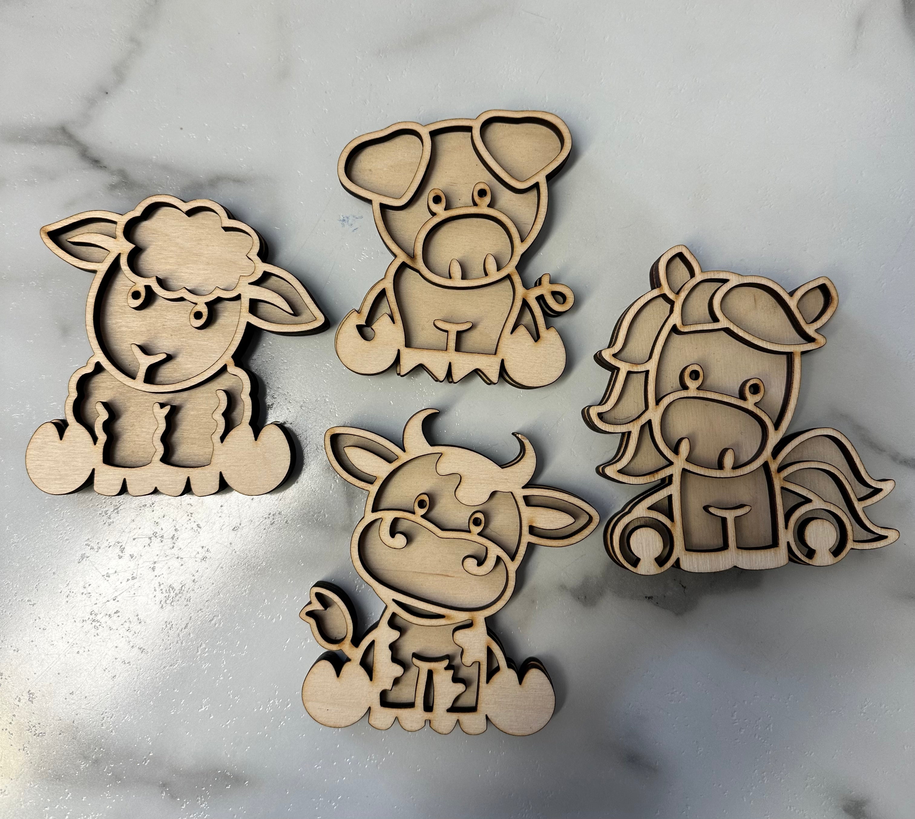 3D Farm Animals DIY – Craft Enablers