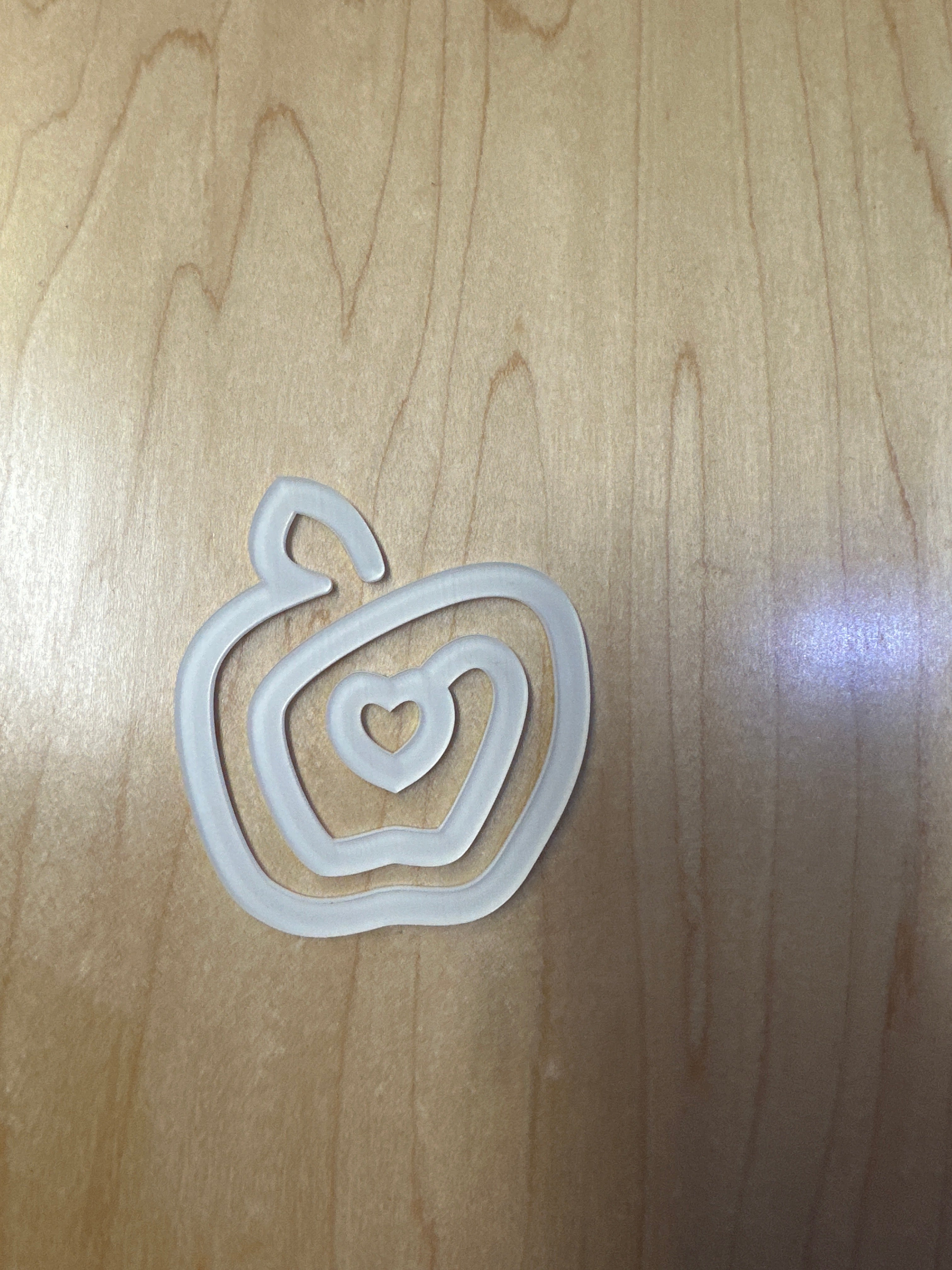 Jumbo Acrylic Apple Paper Clips for Sublimation – Craft Enablers