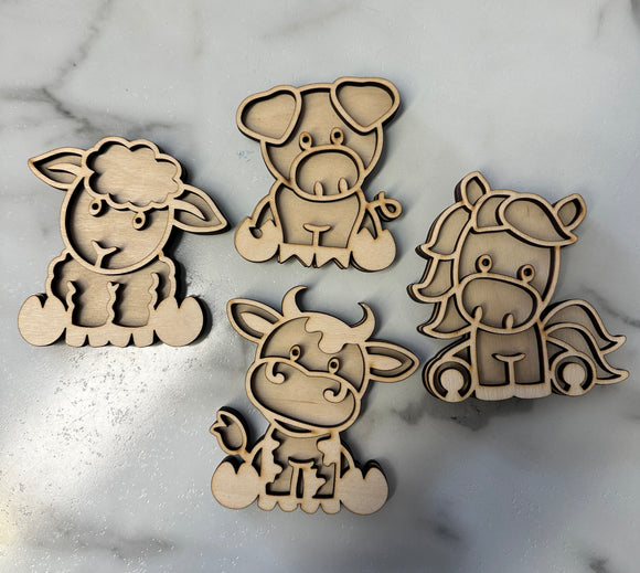 3D Farm Animals DIY – Craft Enablers