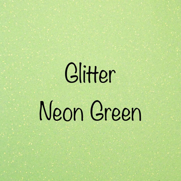 Siser Glitter HTV Neon Green – Craft Enablers