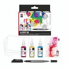 Marabu Alcohol Ink Kit Flowers – Craft Enablers