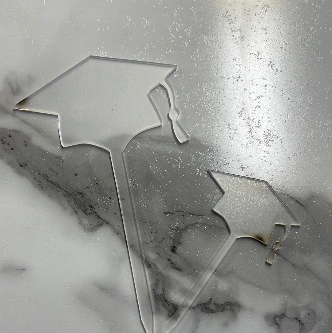 Graduation Cap Acrylic Cake Topper – Craft Enablers