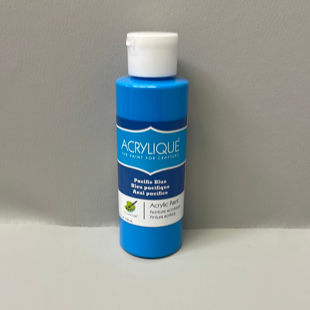 Pacific Blue Acrylic Paint 4 OZ – Craft Enablers