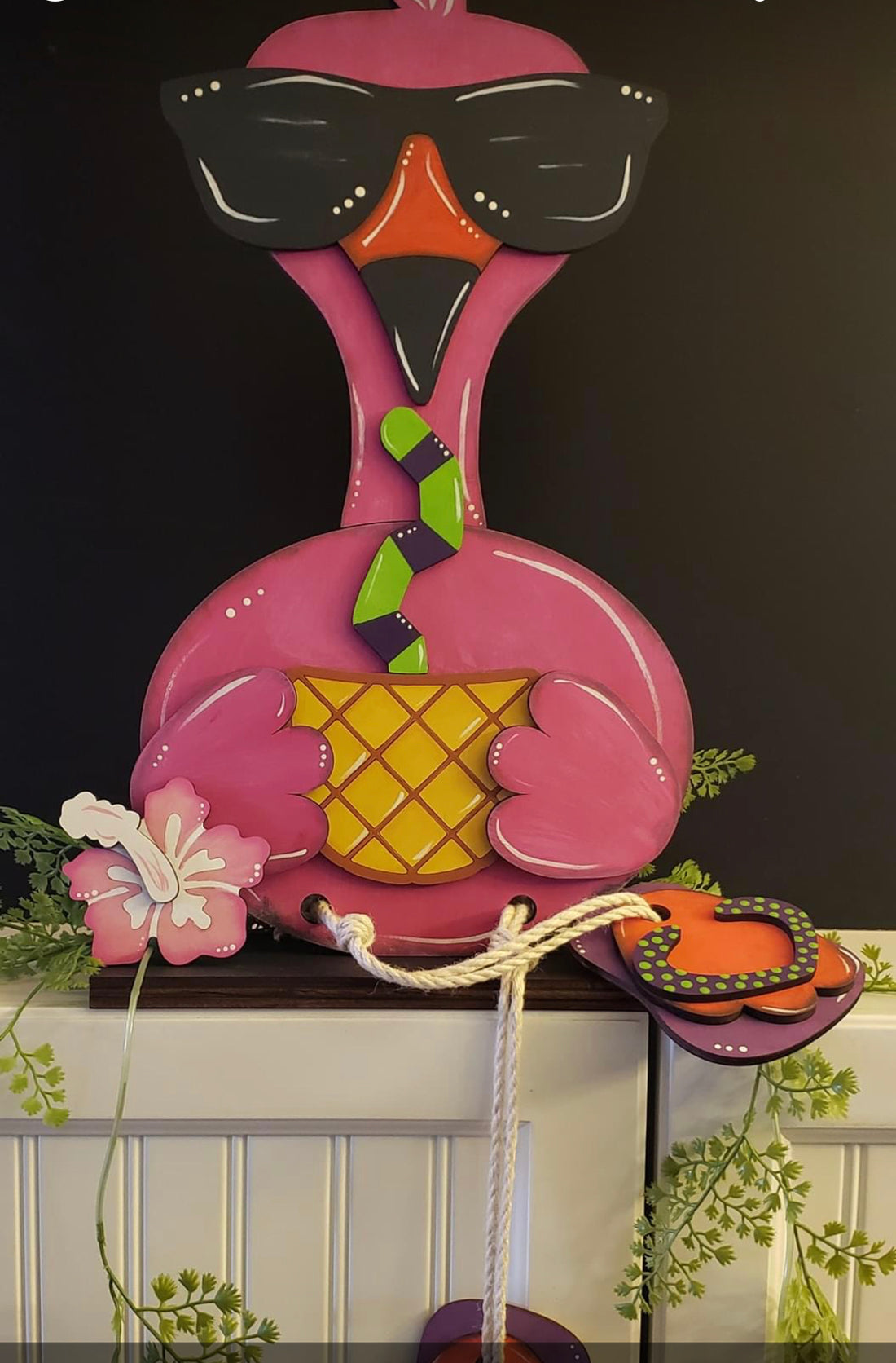 Flamingo with dangly legs diy – Craft Enablers